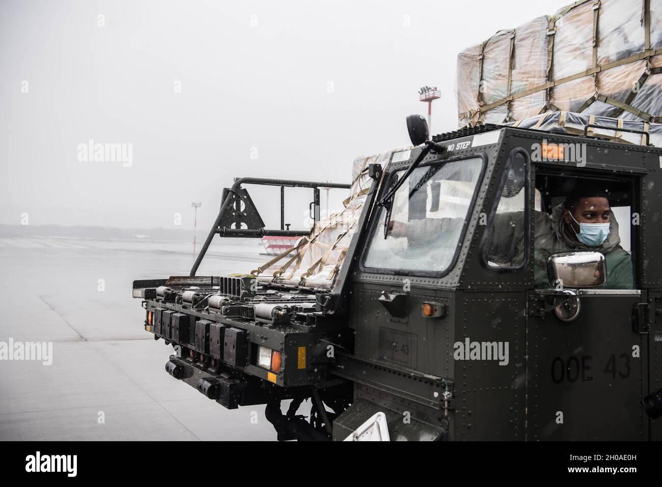 U.S. Air Force Senior Airman Nesby Pittman, 721st Aerial Port Squadron ...
