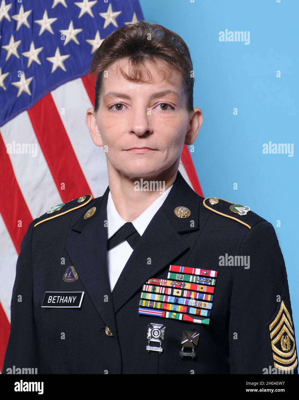Command Sgt. Maj. Annette Brandenburg-Bethany, Senior enlisted advisory ...