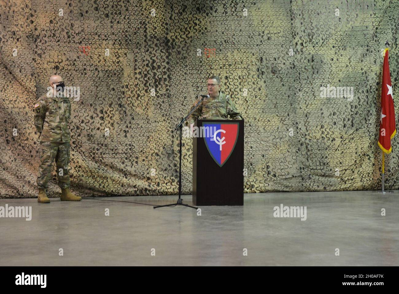 Indiana National Guard Adjutant General, Brig. Gen. Dale Lyles, at ...