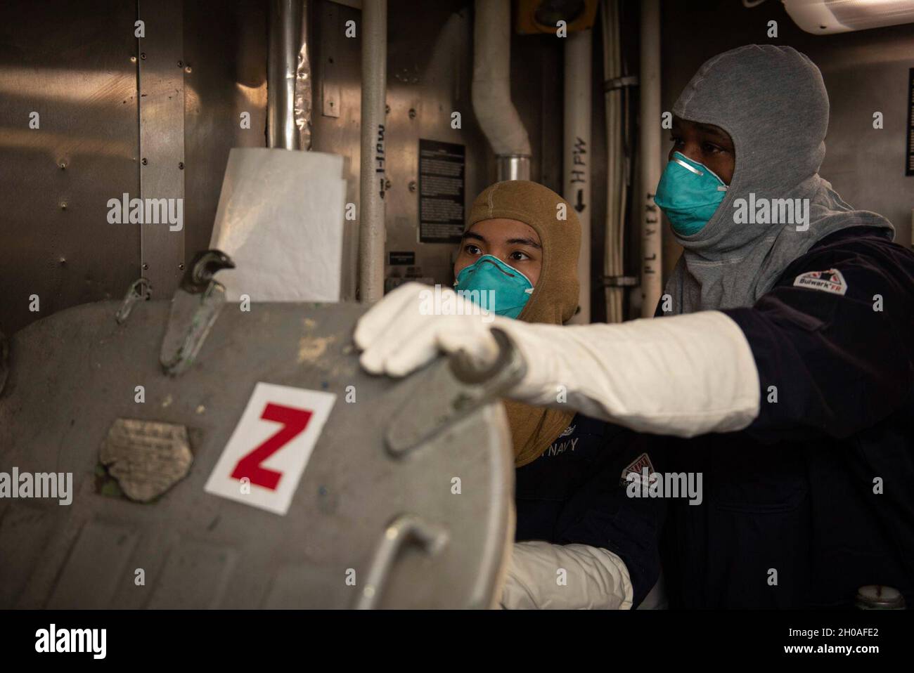 210109-N-QD512-1009 NORFOLK, Va. (Jan. 9, 2020) Gas Turbine System ...