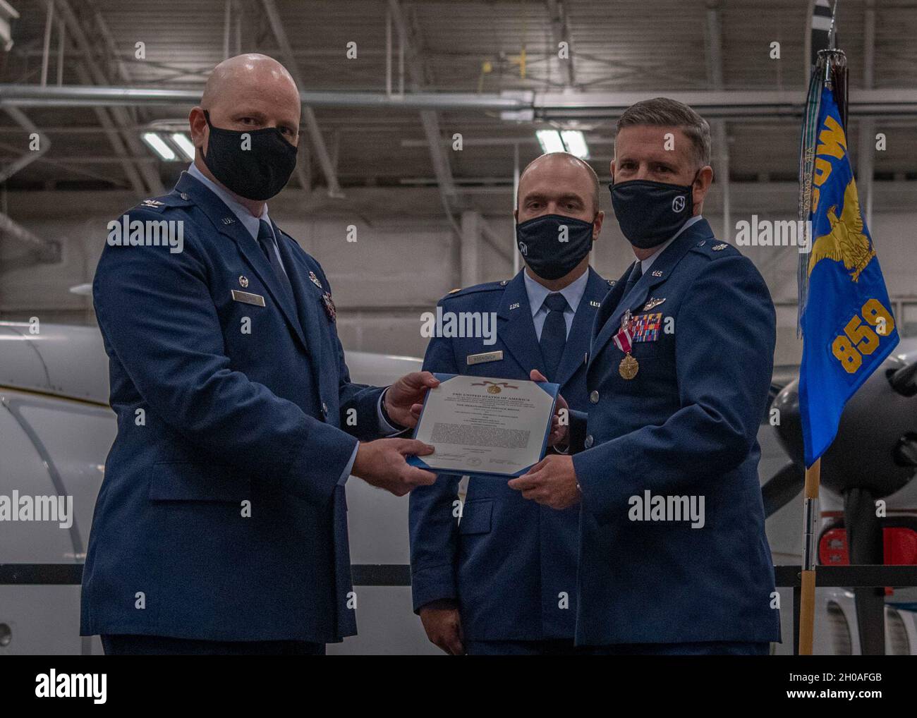 Col. Jason Grady (left), 919th Special Operations Group commander ...