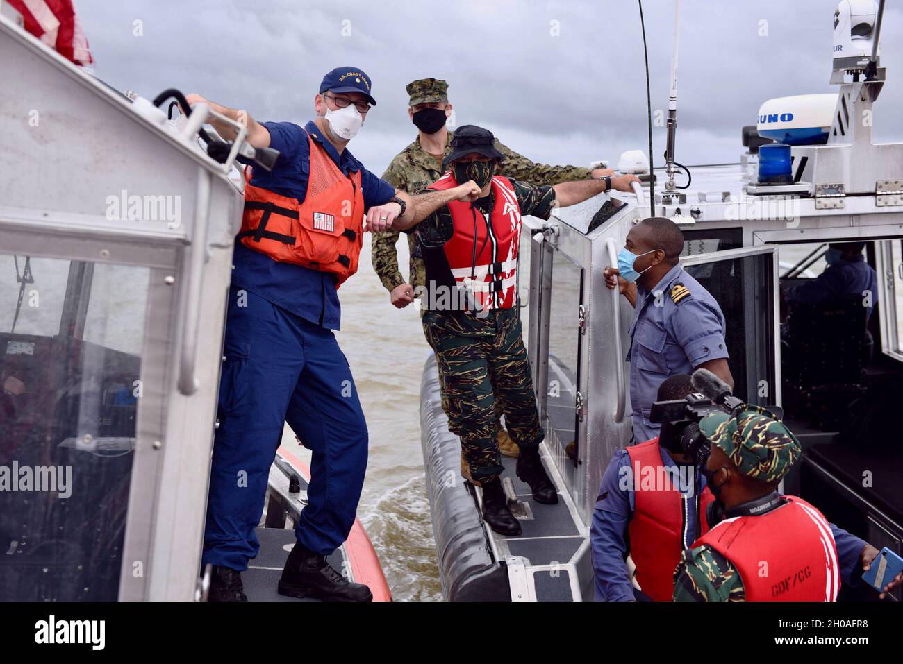 U.S. Coast Guard Lt. Cmdr. Jason McCarthey, operations officer of the ...