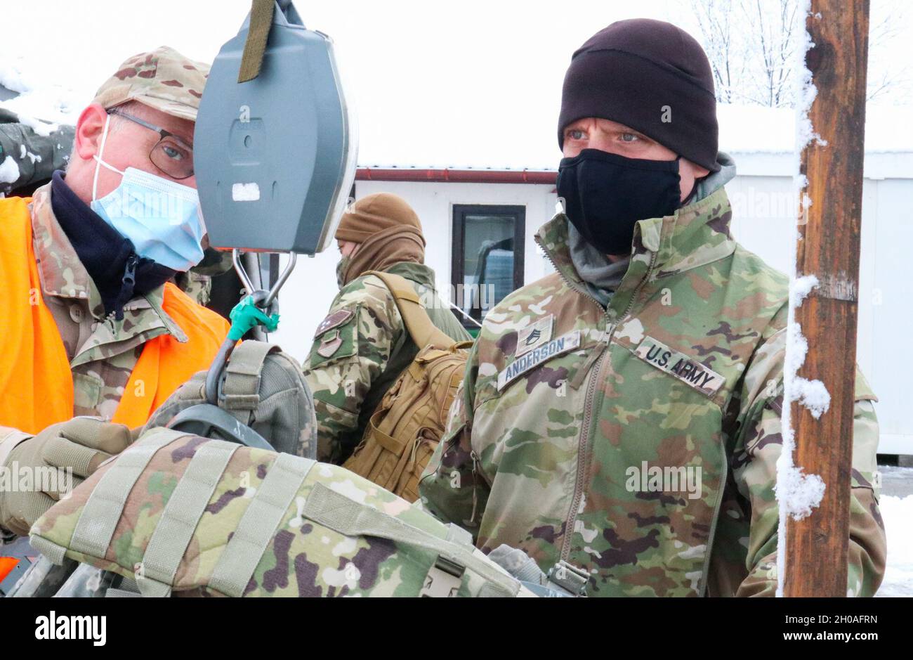 Staff Sgt. Jason Anderson, an Iowa Army National Guard Soldier assigned ...