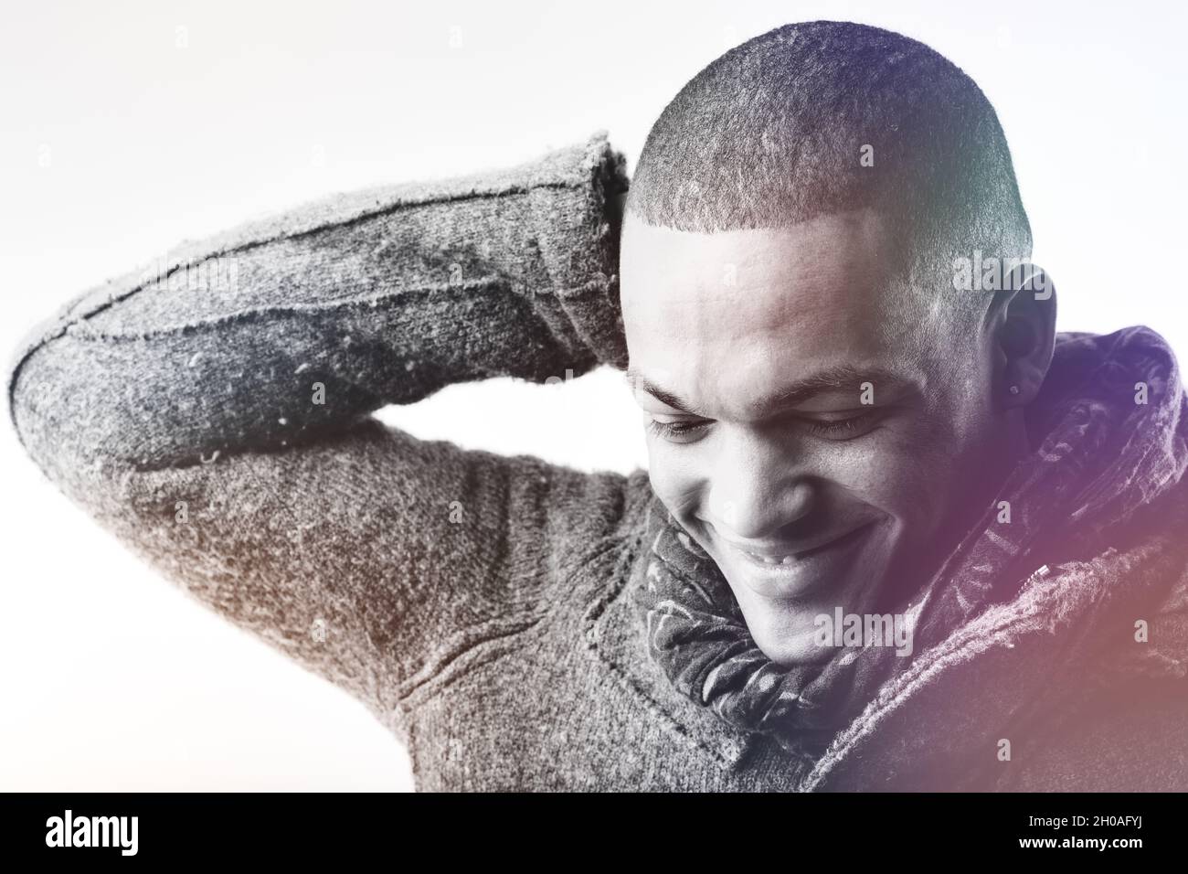 Chuckling man hi-res stock photography and images - Alamy