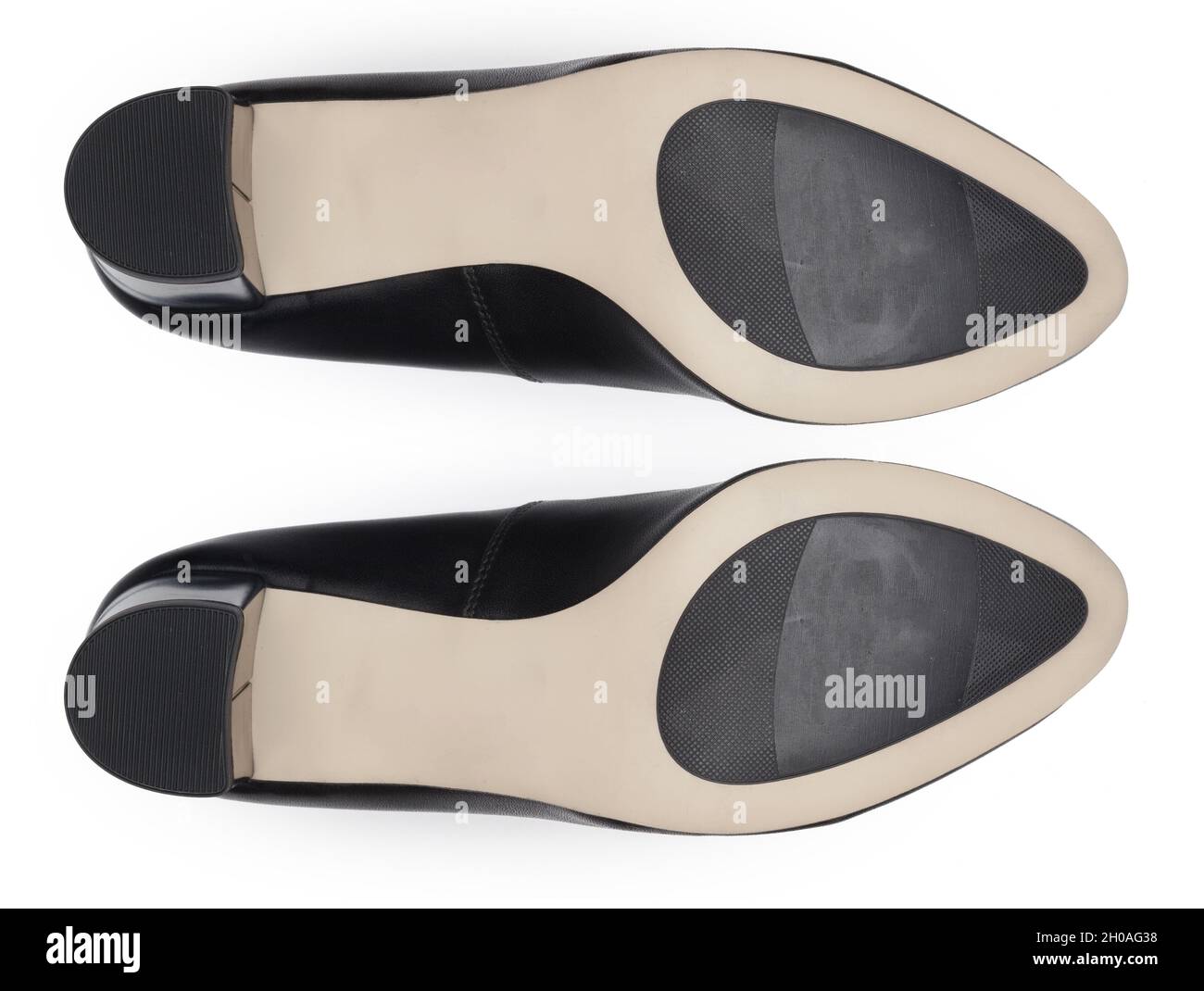 Bottom of shoes, isolated on white background Stock Photo - Alamy