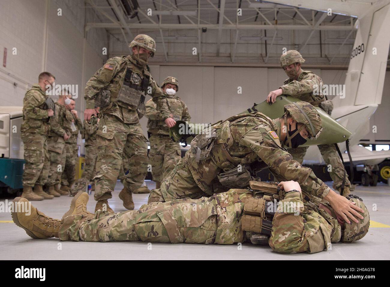 During the medical training exercises one soldier is directed to make ...