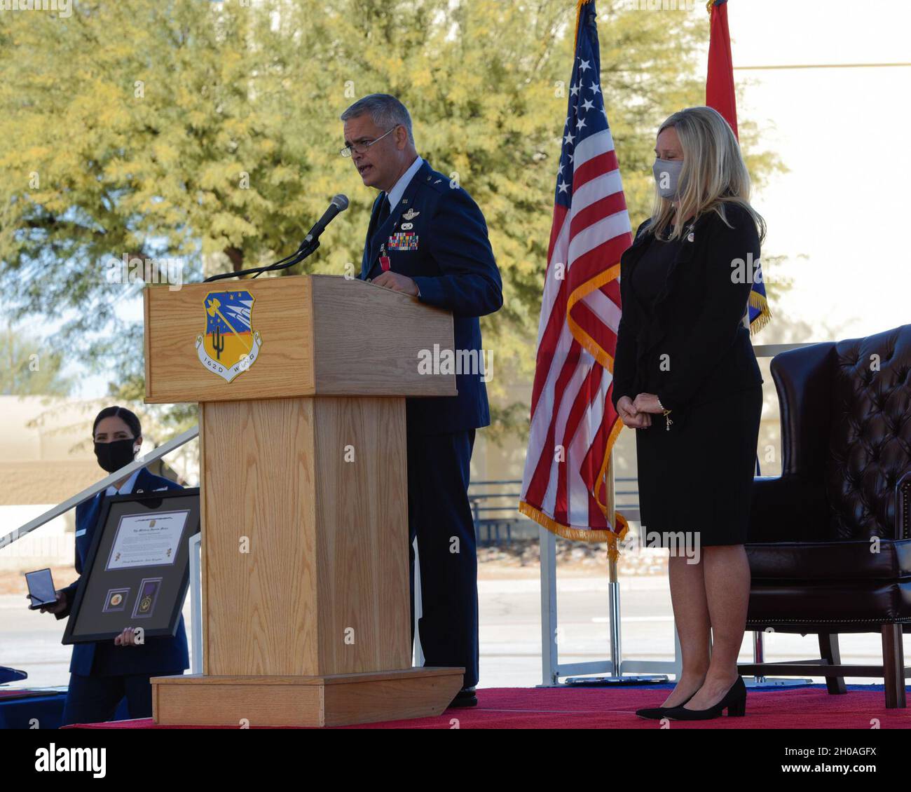 Brig. Gen. Andrew MacDonald, the former commander of the 162nd Wing ...