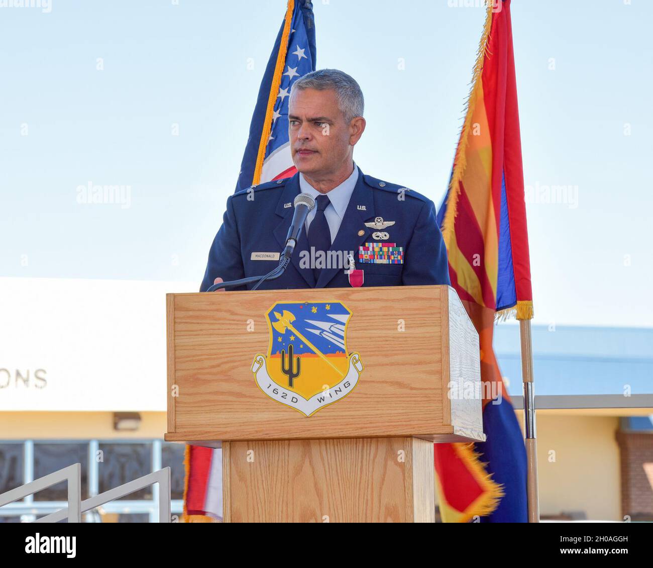 The 162nd Wing Arizona Air National Guard honored the retirement of its ...