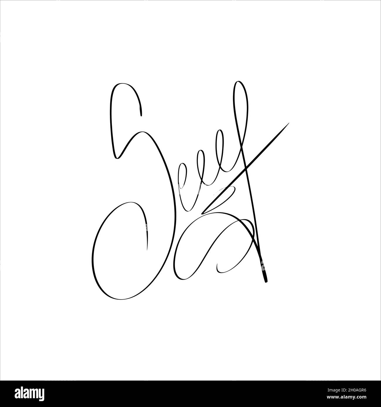 Autograph hand Stock Vector Images - Alamy