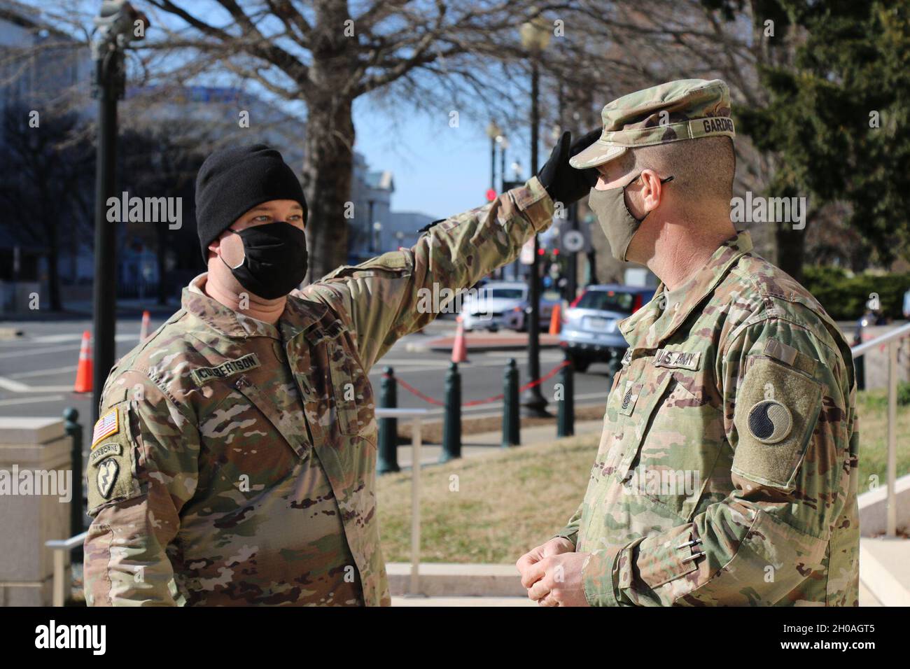 Command Sgt. Maj. Gerald Gardner, the 229th Brigade Engineer Battalion ...