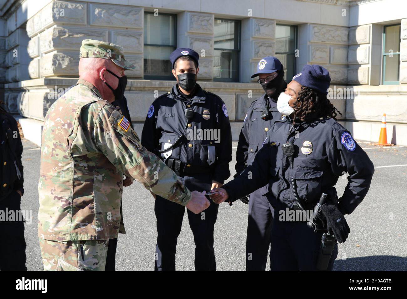 Command Sgt. Maj. Alan Ferris, the 29th Infantry Division Command ...