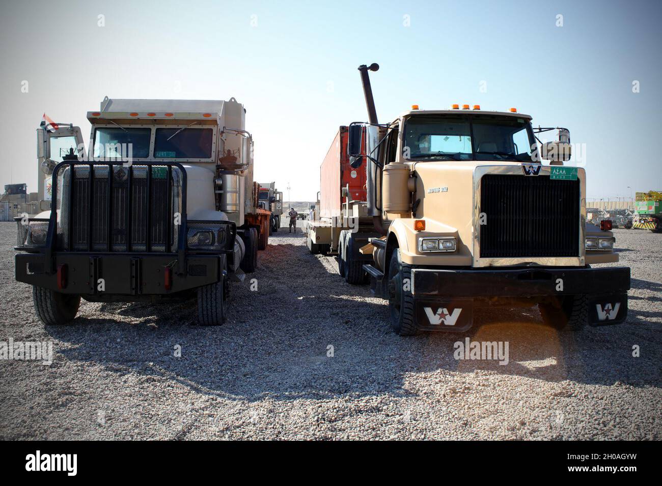 Several 20 and 40-foot containers with Class IX material worth more ...