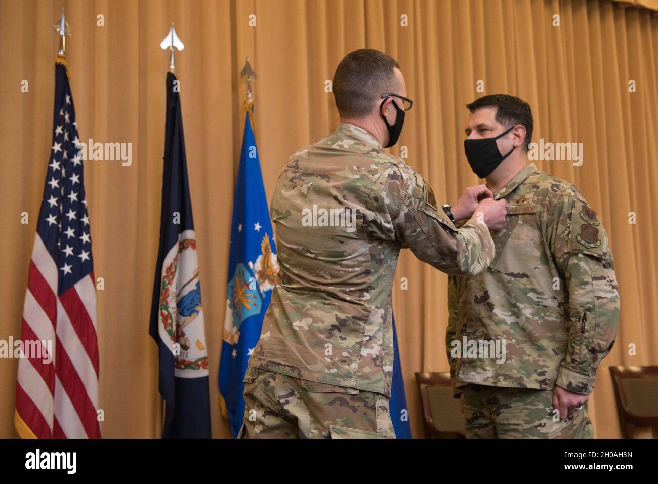 Col. Christopher Batterton, outgoing 192nd Operations Group commander ...