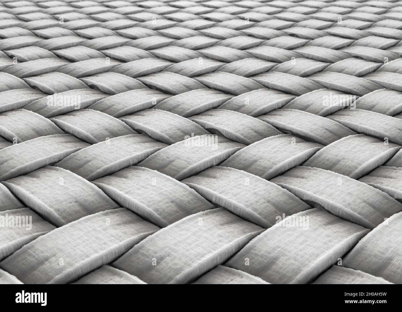 A microscopic view of a simple woven textile - 3D render Stock Photo ...