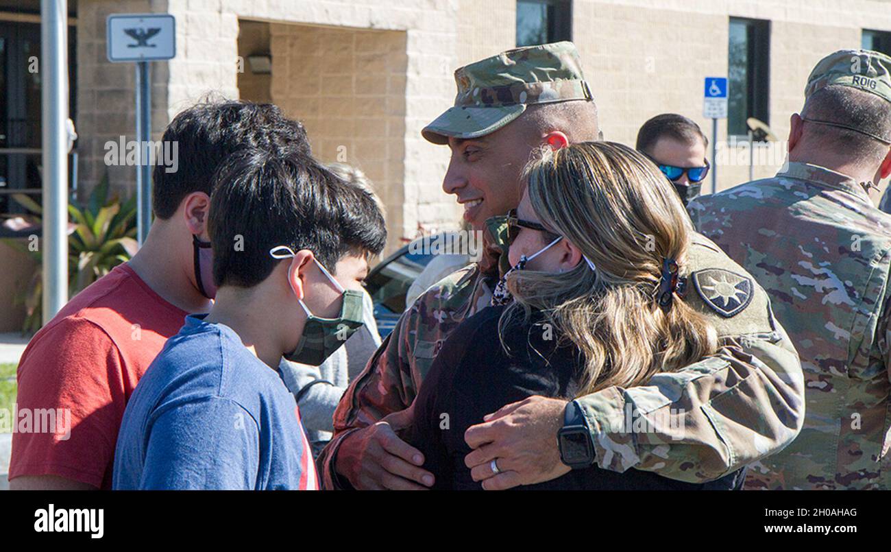 Army Maj. Jimmy Arias, deputy commander of the 50th Regional Support ...