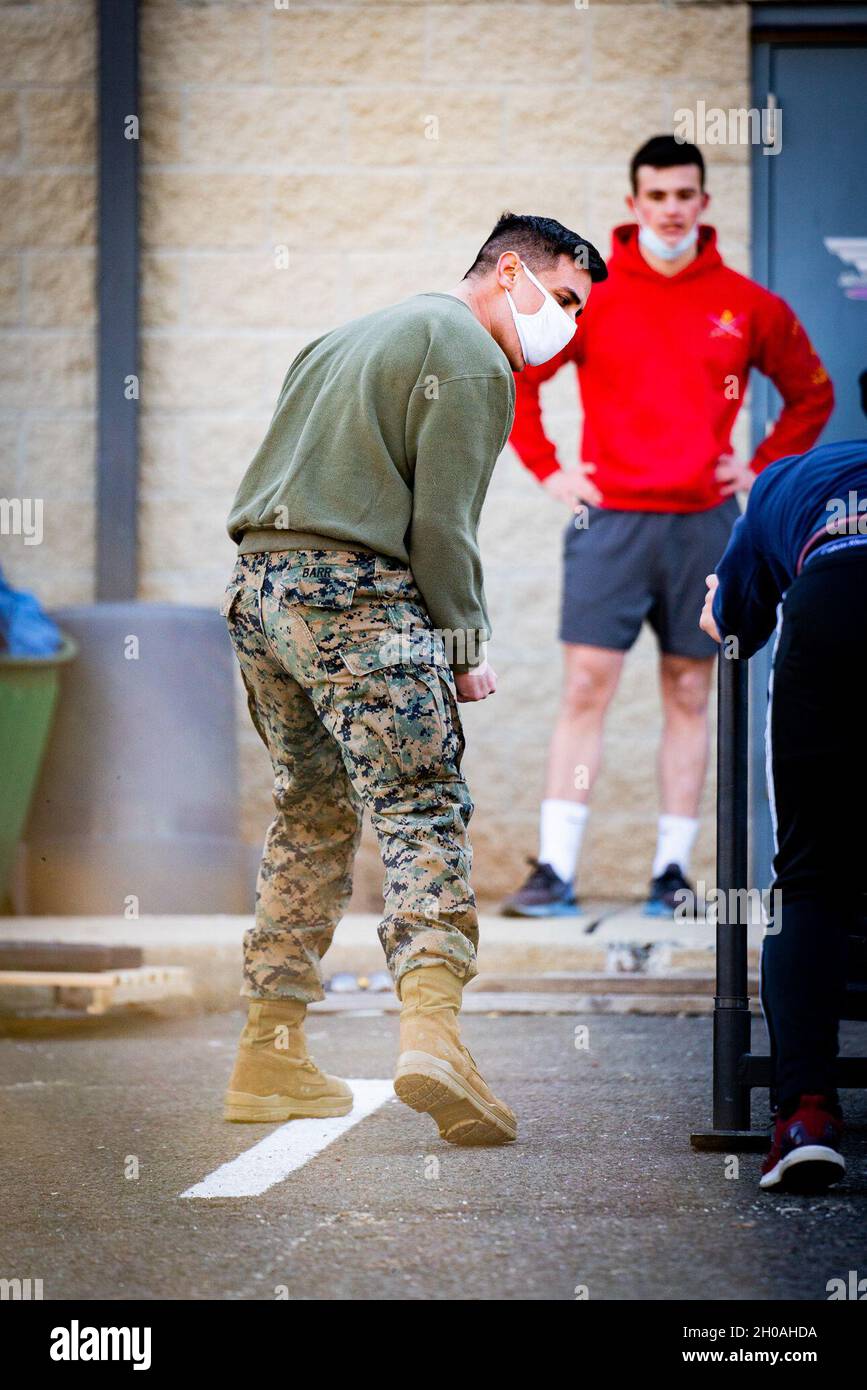 U.S. Marine Corps Sergeant Wyatt Barr, a former infantryman and ...