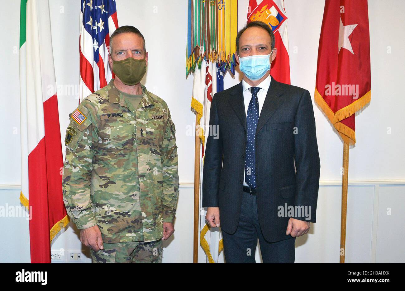 Maj. Gen. Andrew M. Rohling, the U.S. Army Southern European Task Force ...