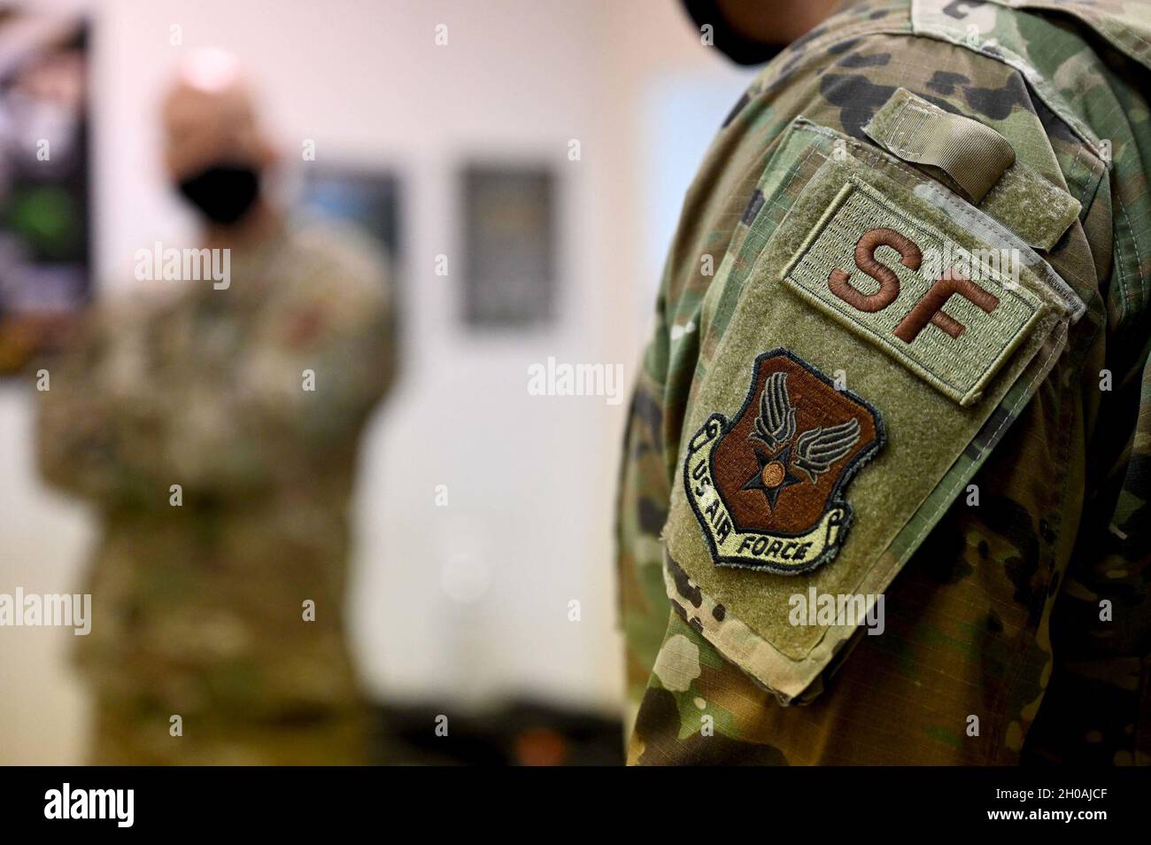 Brigadier General Roy Collins, director of Security Forces, deputy ...