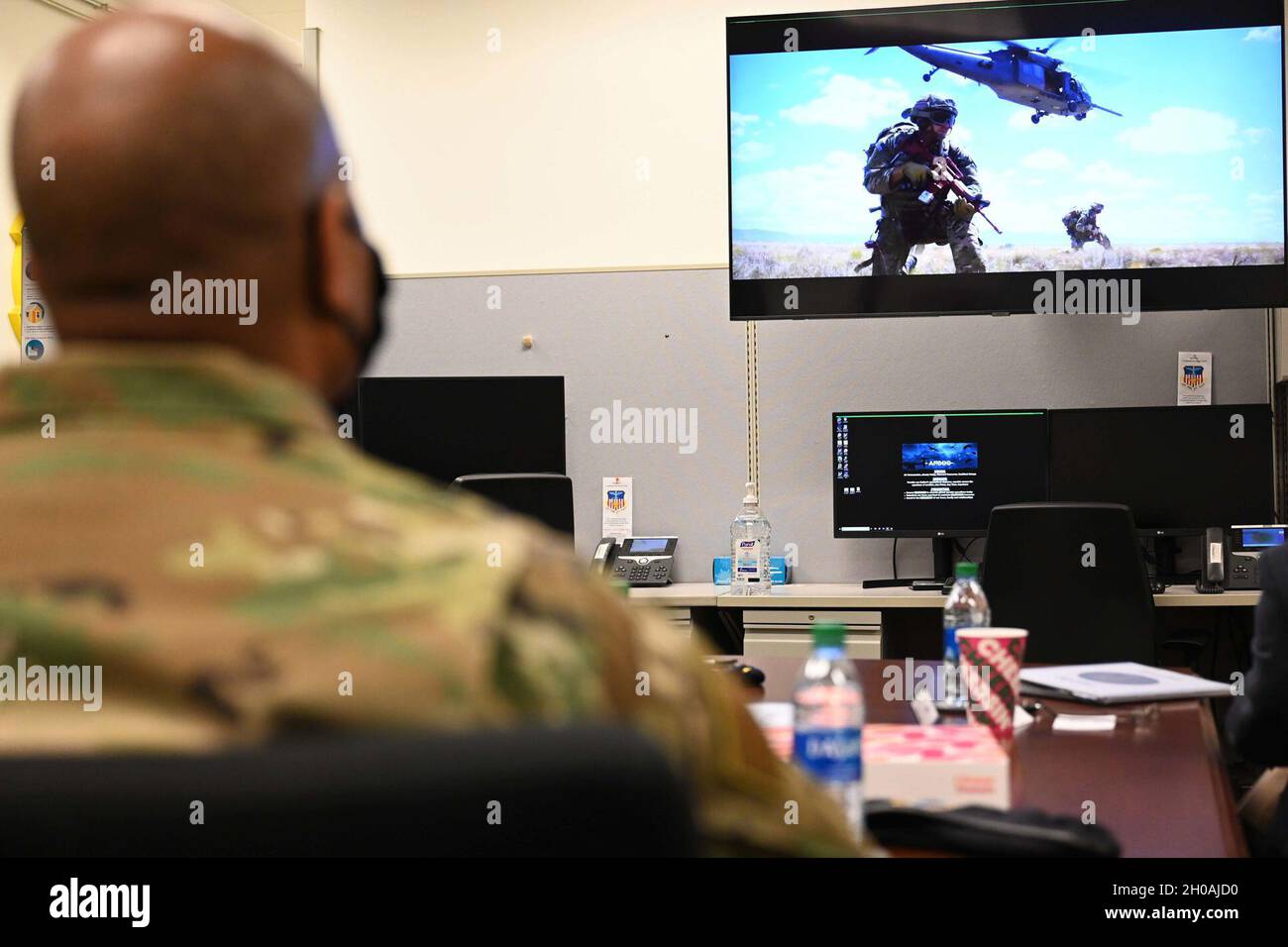 Brigadier General Roy Collins, director of Security Forces, deputy ...