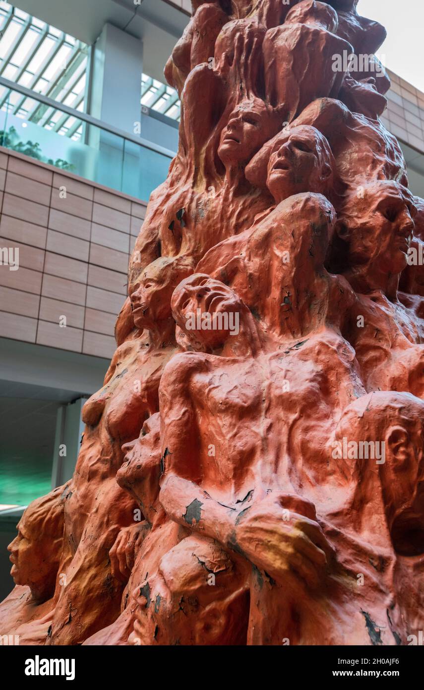 The "Pillar of Shame", Tiananmen Massacre statue by Danish artist Jens ...