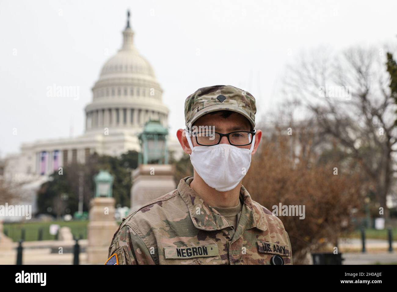 U.S. Army Spc. Anthony Negron, with the New Jersey National Guard’s ...
