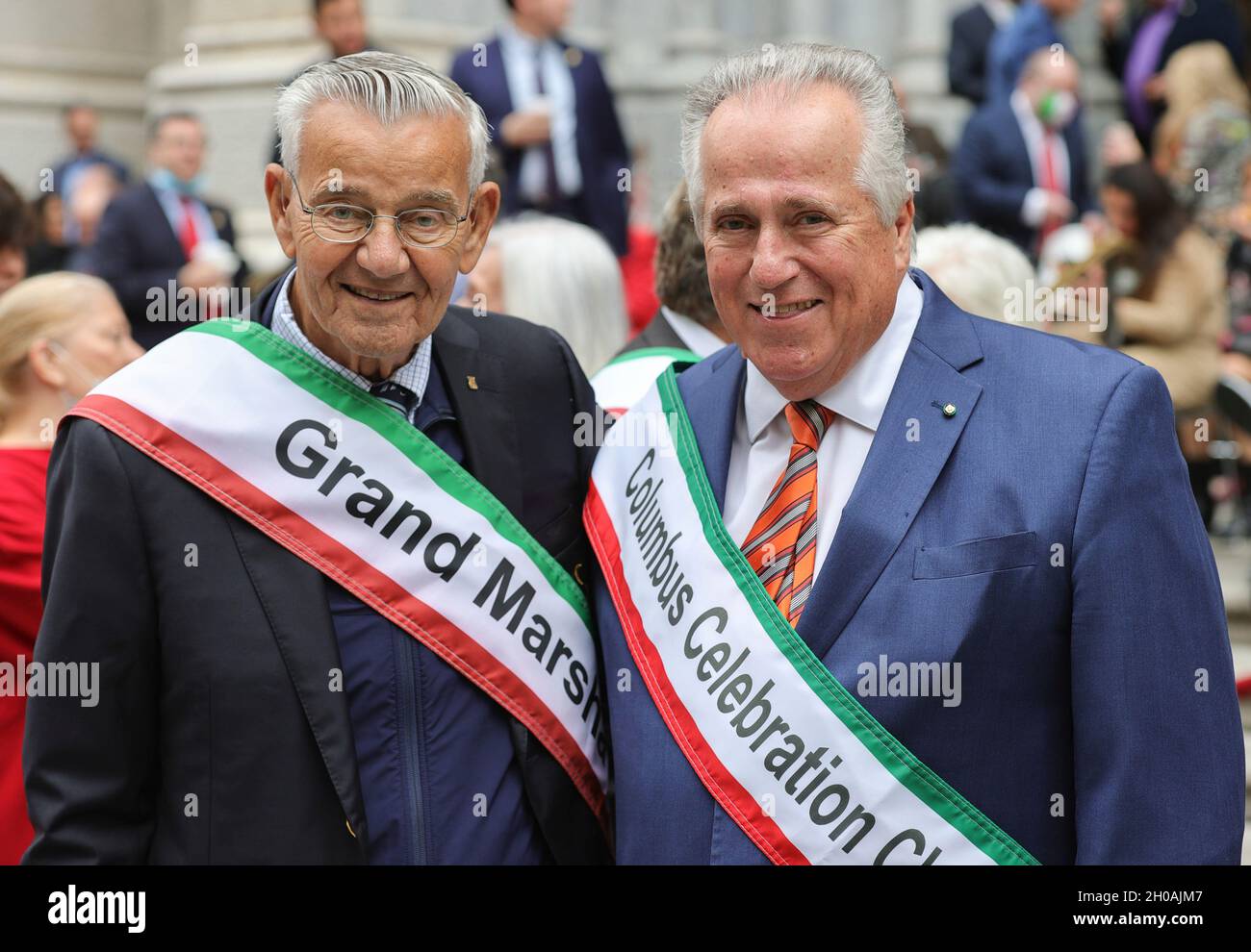 Fifth Avenue, New York, USA, October 11, 2021 - Grand Marshal Michael ...