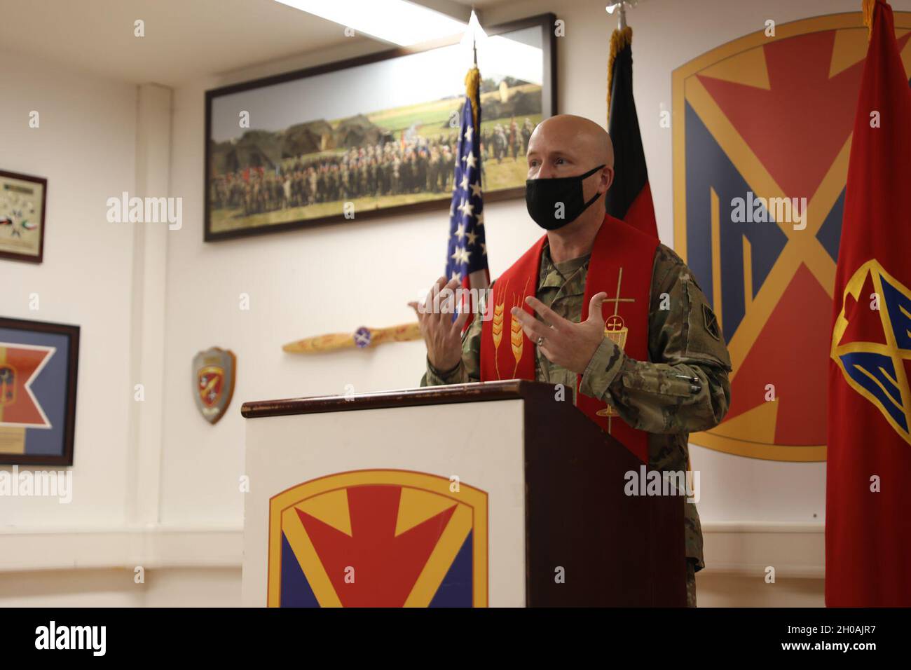 10th Army Air and Missile Defense Command chaplain, Lt. Col. Christian ...