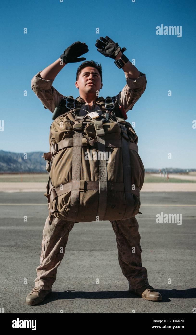 U.S. Marine Corps Cpl. Brian Hernandez, a reconnaissance marine with ...