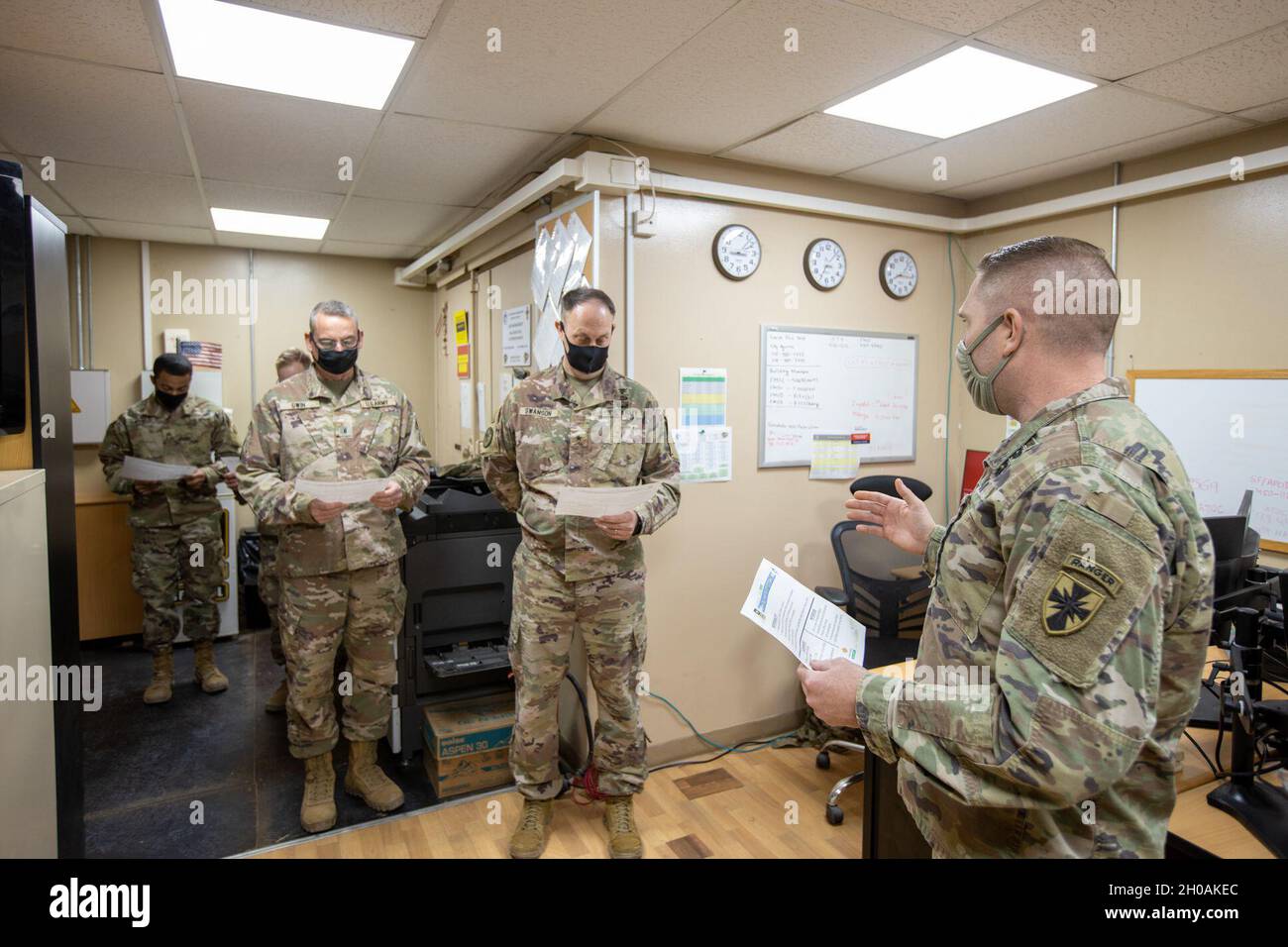 Maj. Jeremy Eckel, deputy director disbursing officer, 175th Financial ...