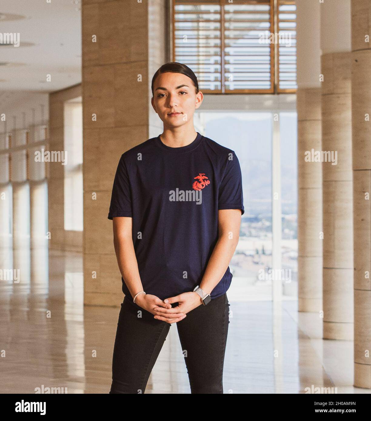 Leslie Cook, a future Marine with Recruiting Sub-Station South Bay ...