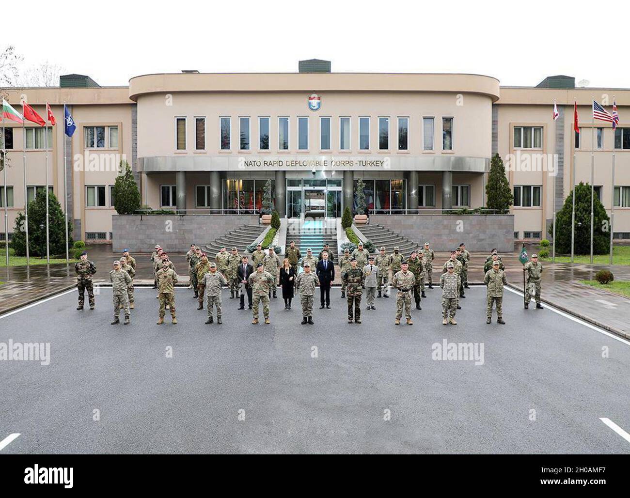 ISTANBUL (January 12, 2021) - Key leaders and attendees pose for a ...
