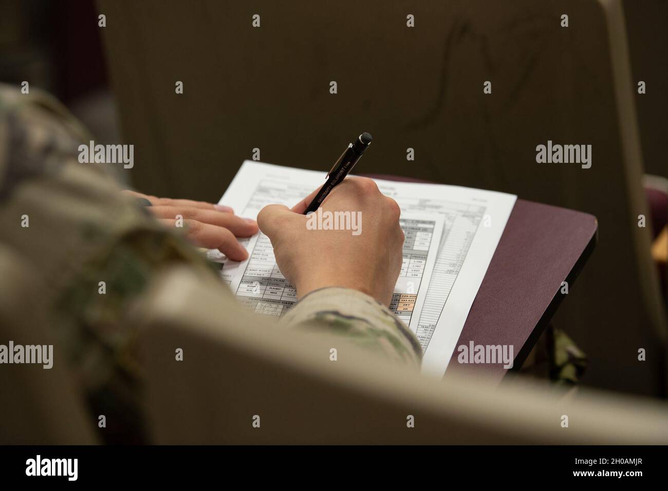 Tech. Sgt. Kyle Hall, a flight engineer with the 8th Special Operations ...