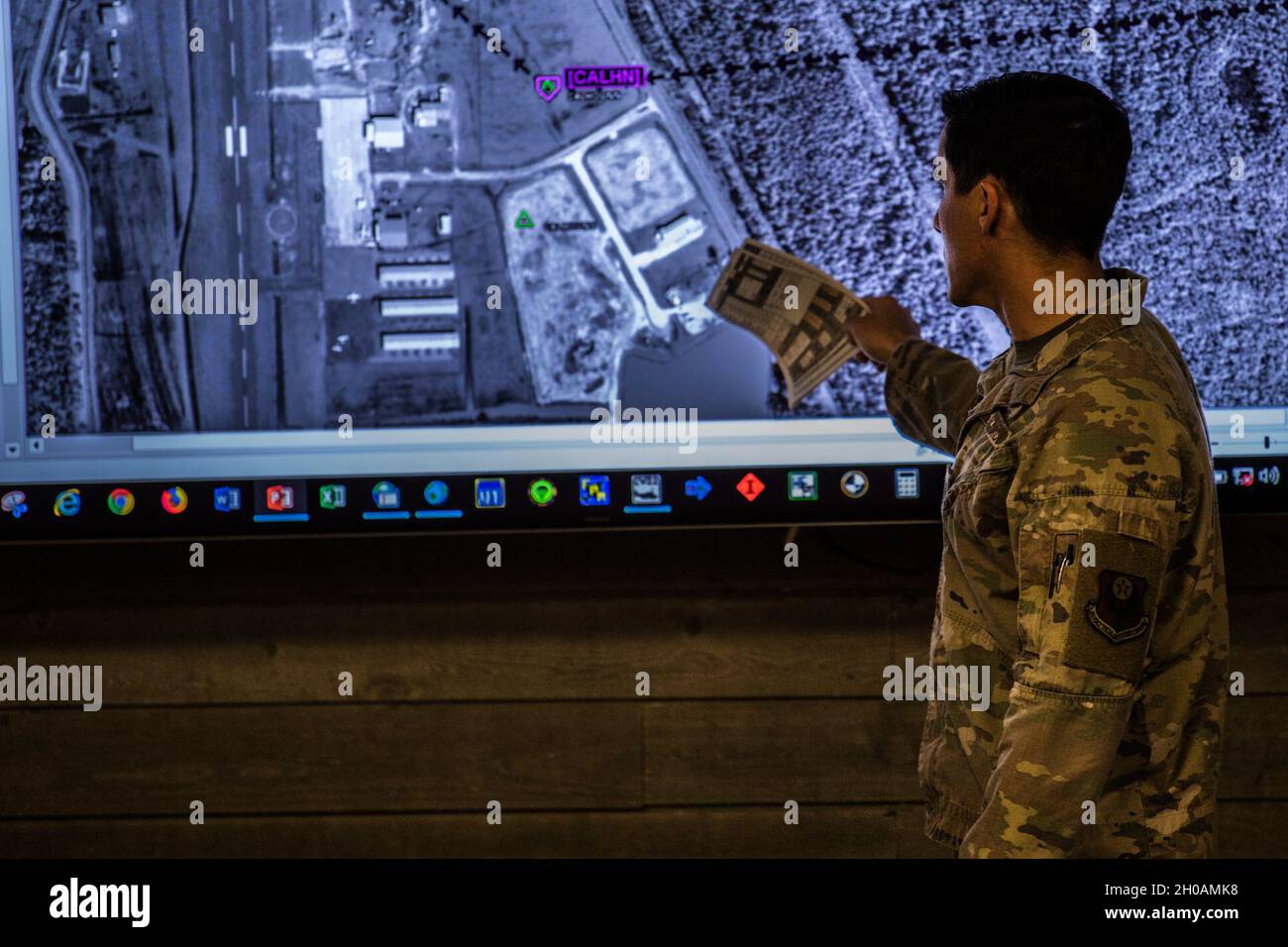 U.S Air Force Capt. Ryan Kennedy, a CV-22B Osprey tiltrotor aircraft ...