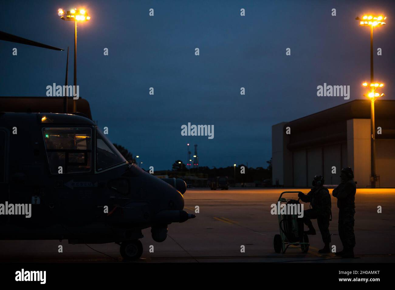 Air Commandos with the 801st Special Operations Aircraft Maintenance ...