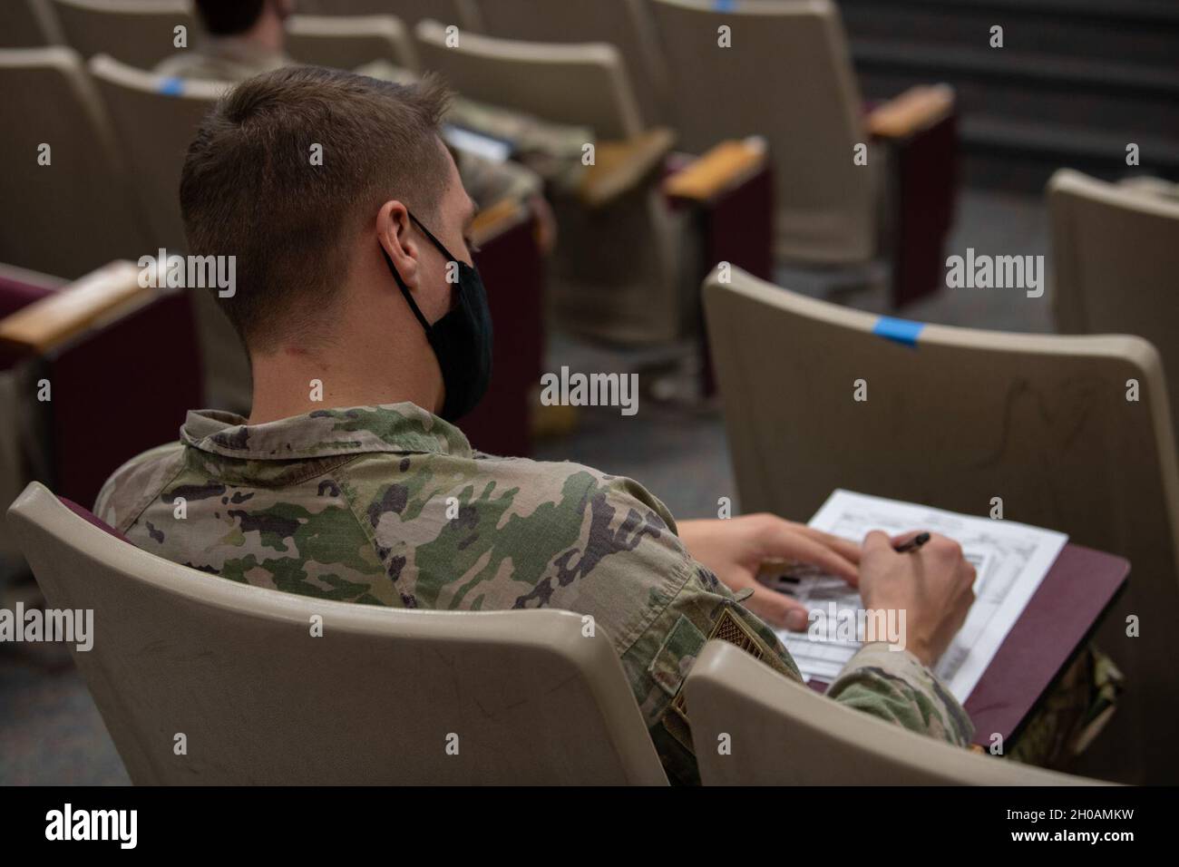 Tech. Sgt. Kyle Hall, a flight engineer with the 8th Special Operations ...