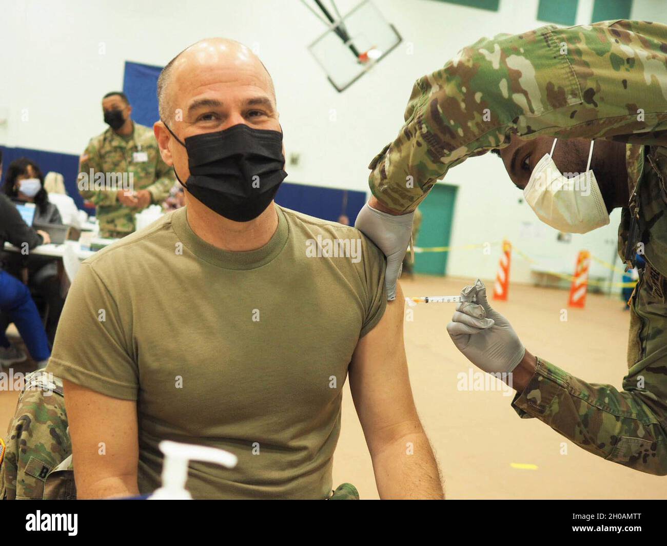 The Defense Contract Management Agency command team receives their ...