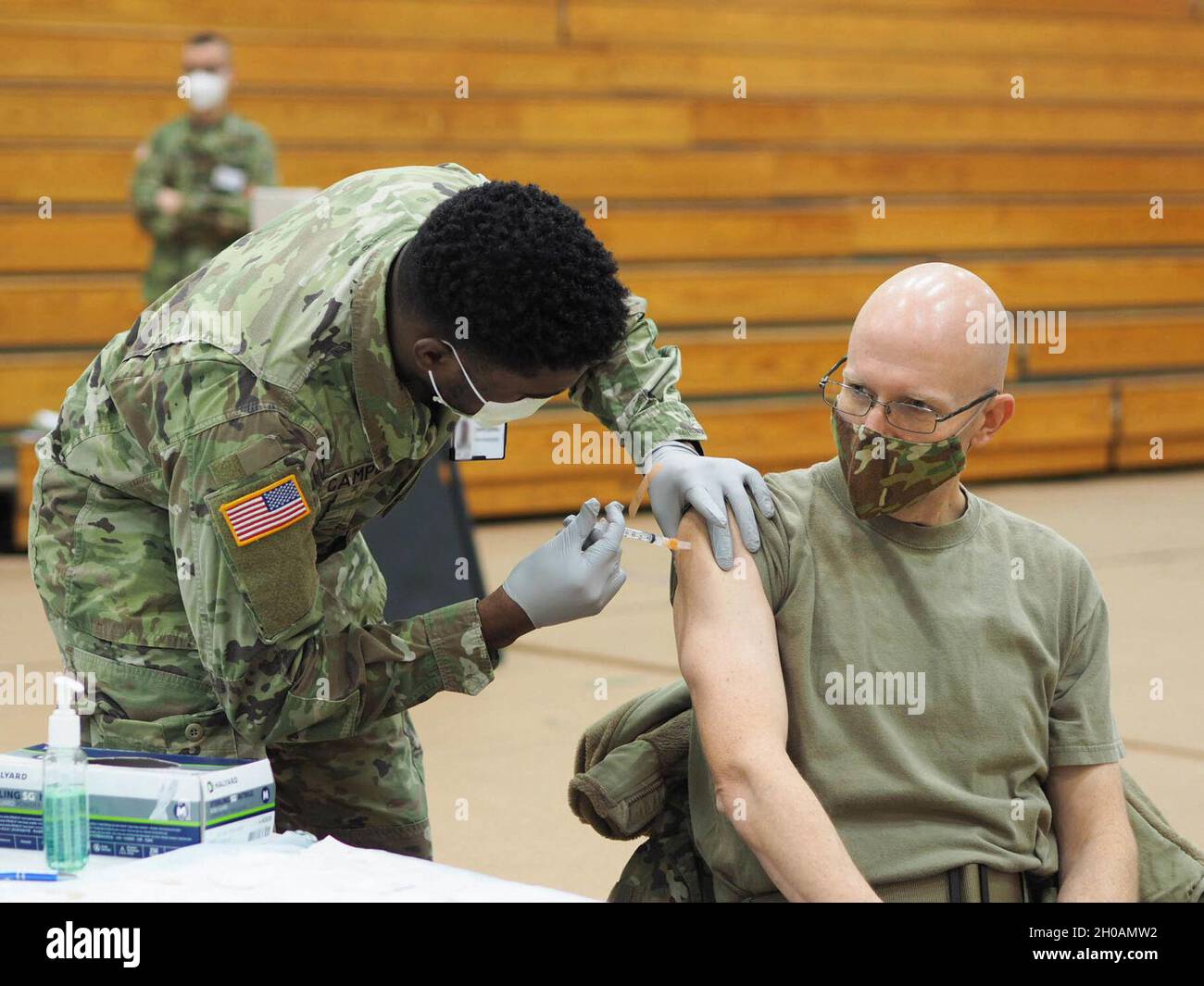 The Defense Contract Management Agency command team receives their ...