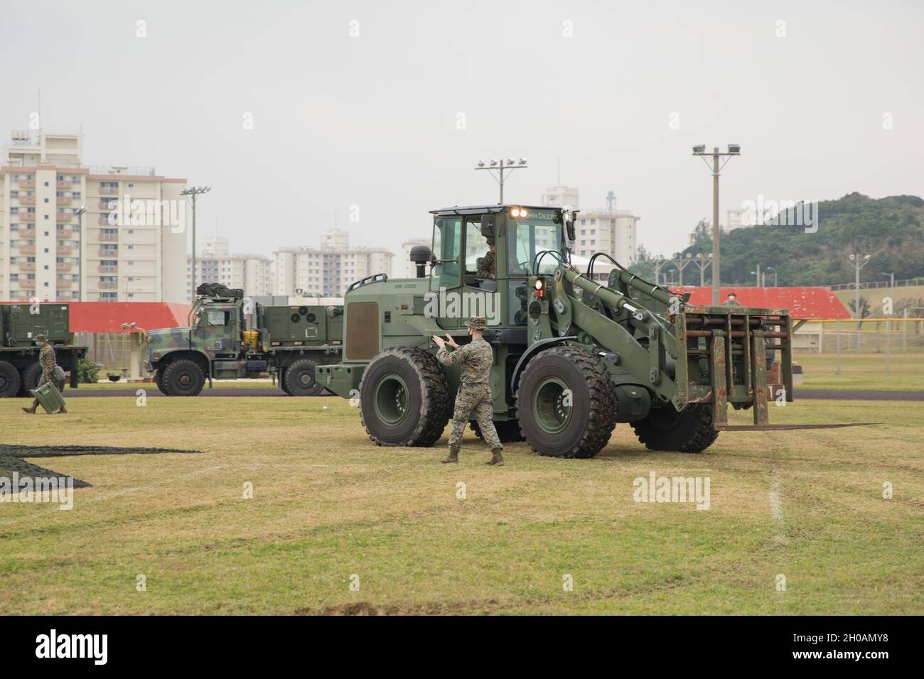 U.S. Marine Corps Cpl. Oliver Grimsley, an embarker with Combat ...