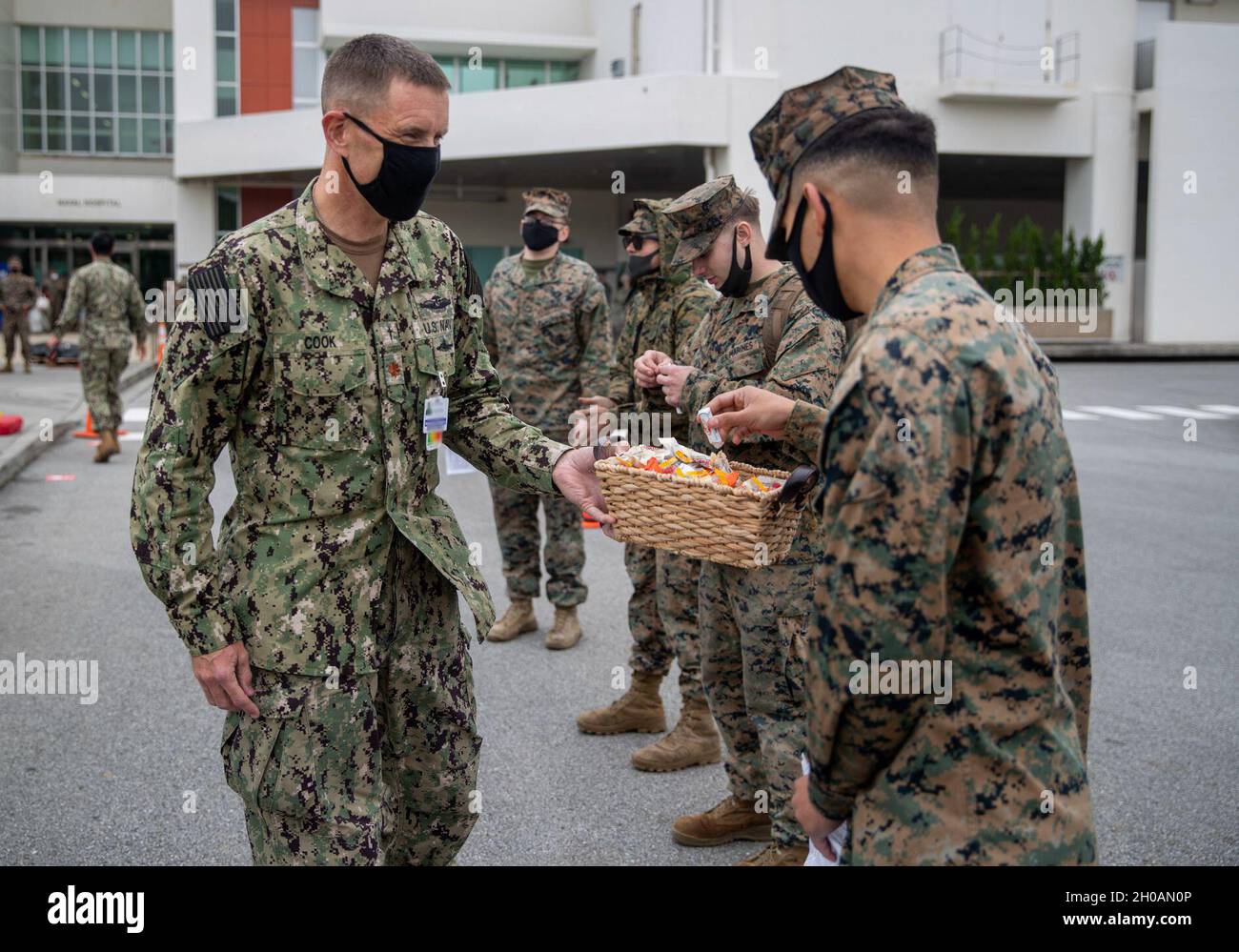 U.S. Navy Lt. Cmdr Mark Cook, the Command Chaplain with Naval Hospital ...