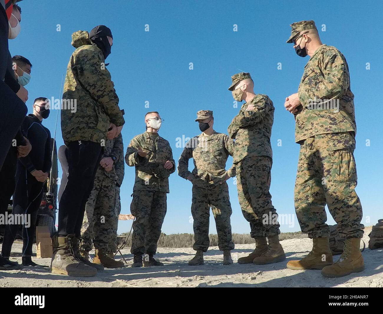 Cpl. Michael Holden, Hydrographic Survey Team Leader, with II Marine ...