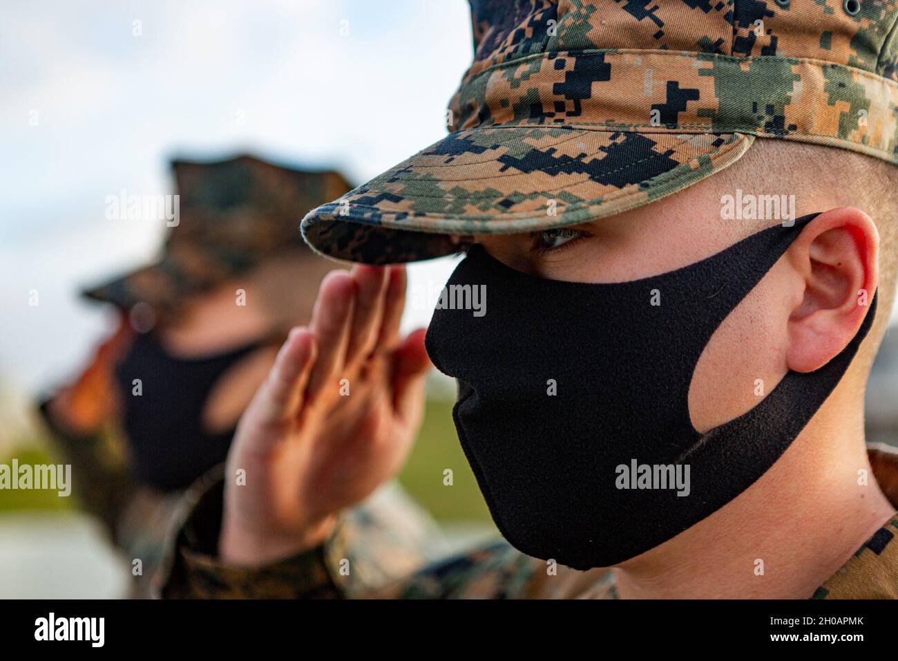 U.S. Marine Corps Lance Cpl. Hunter Rodgers, a motor transport operator ...