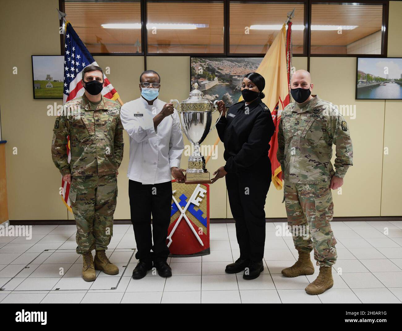 KAISERSLAUTERN, Germany -- The Clock Tower Café dining facility on ...