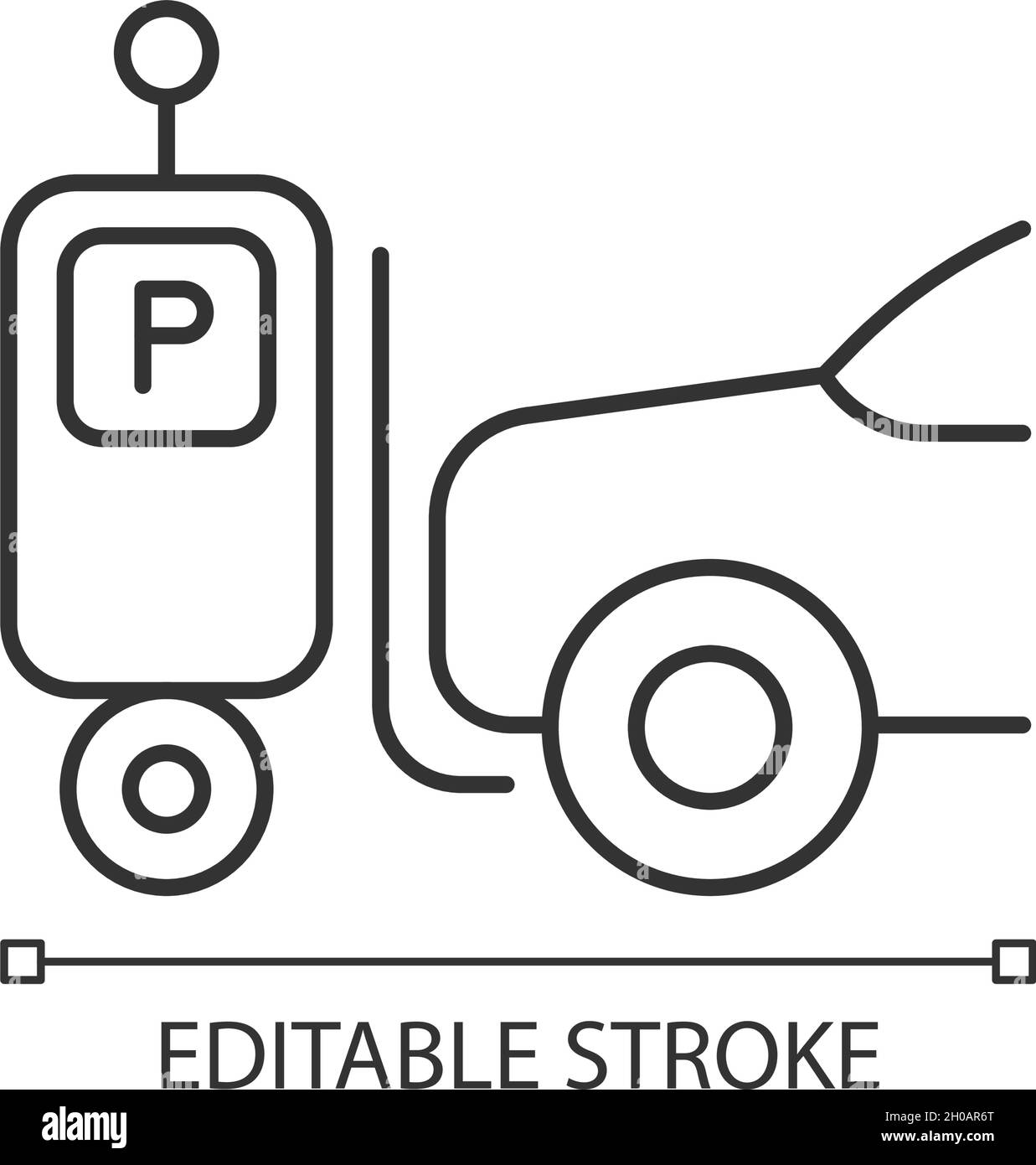 Smart car parking Black and White Stock Photos & Images - Alamy