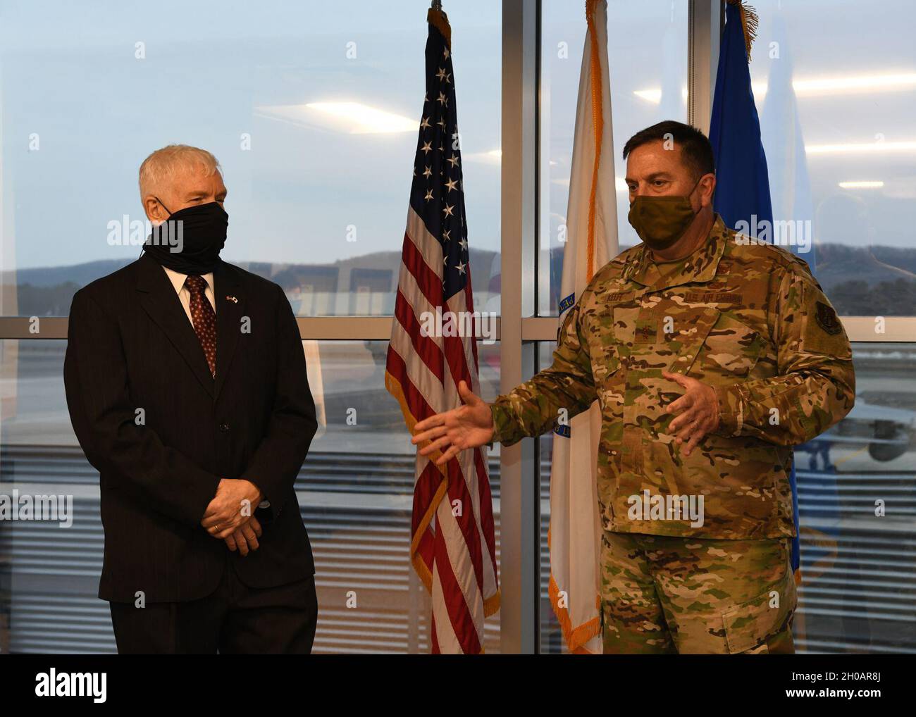 The 104th Fighter Wing presented retired Lt. Gen. L. Scott Rice with a ...