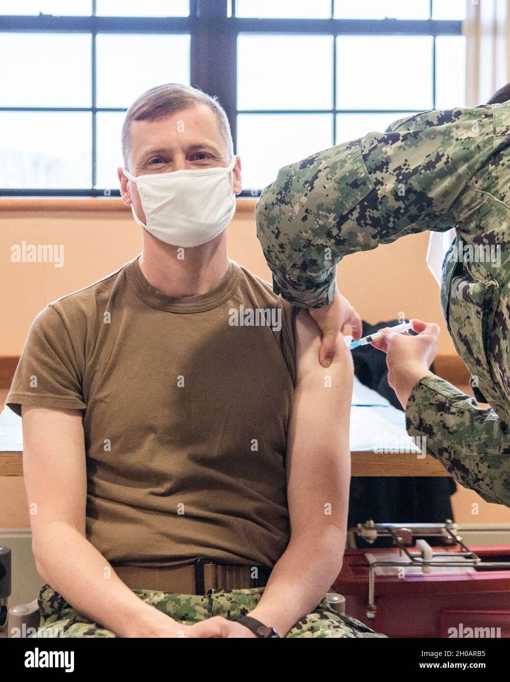 Capt. Mark C. Hazenberg, commander of Officer Training Command Newport ...
