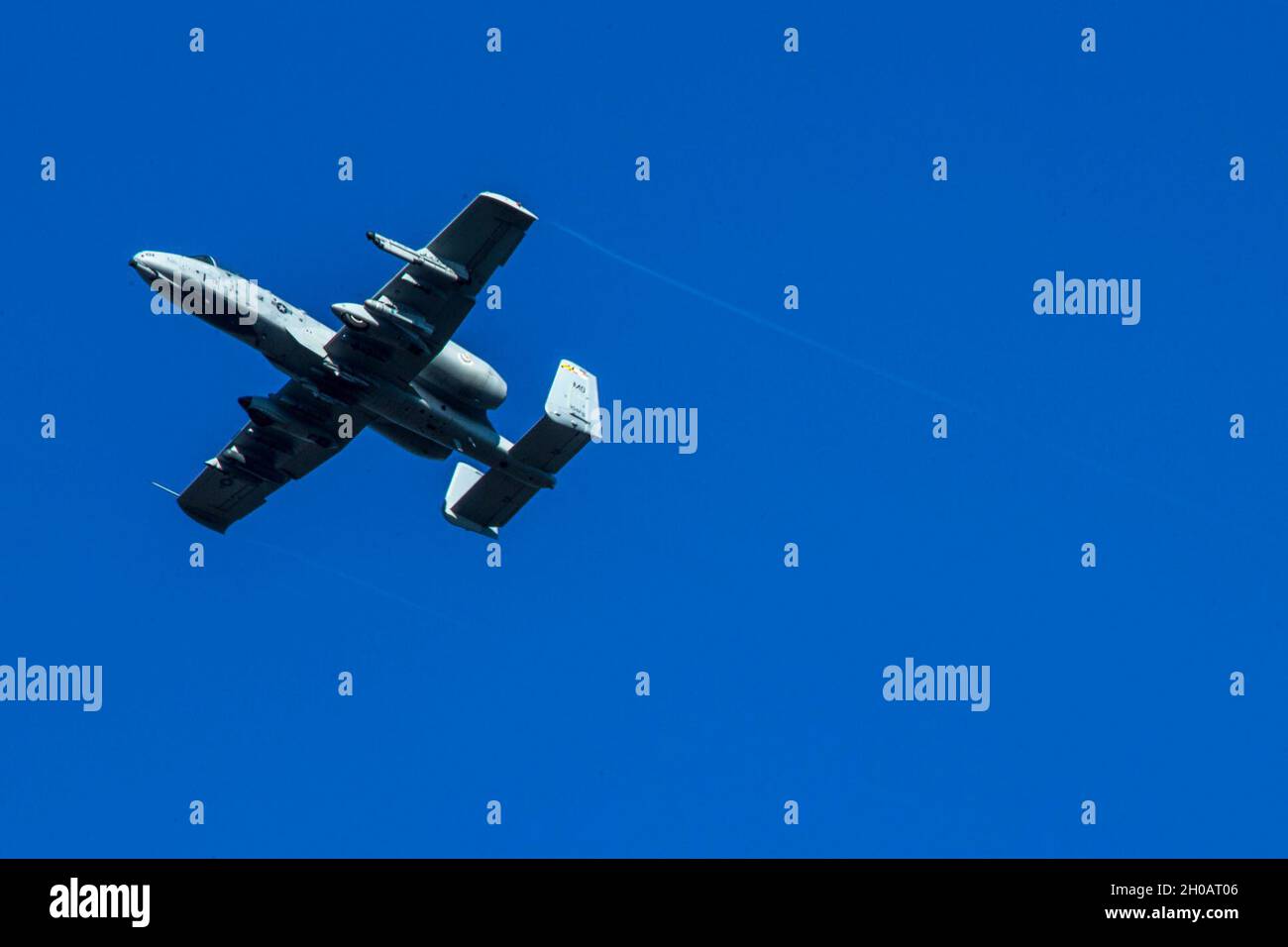 A U.S. Air National Guard A-10 Warthog with the 104th Fighter Squadron ...