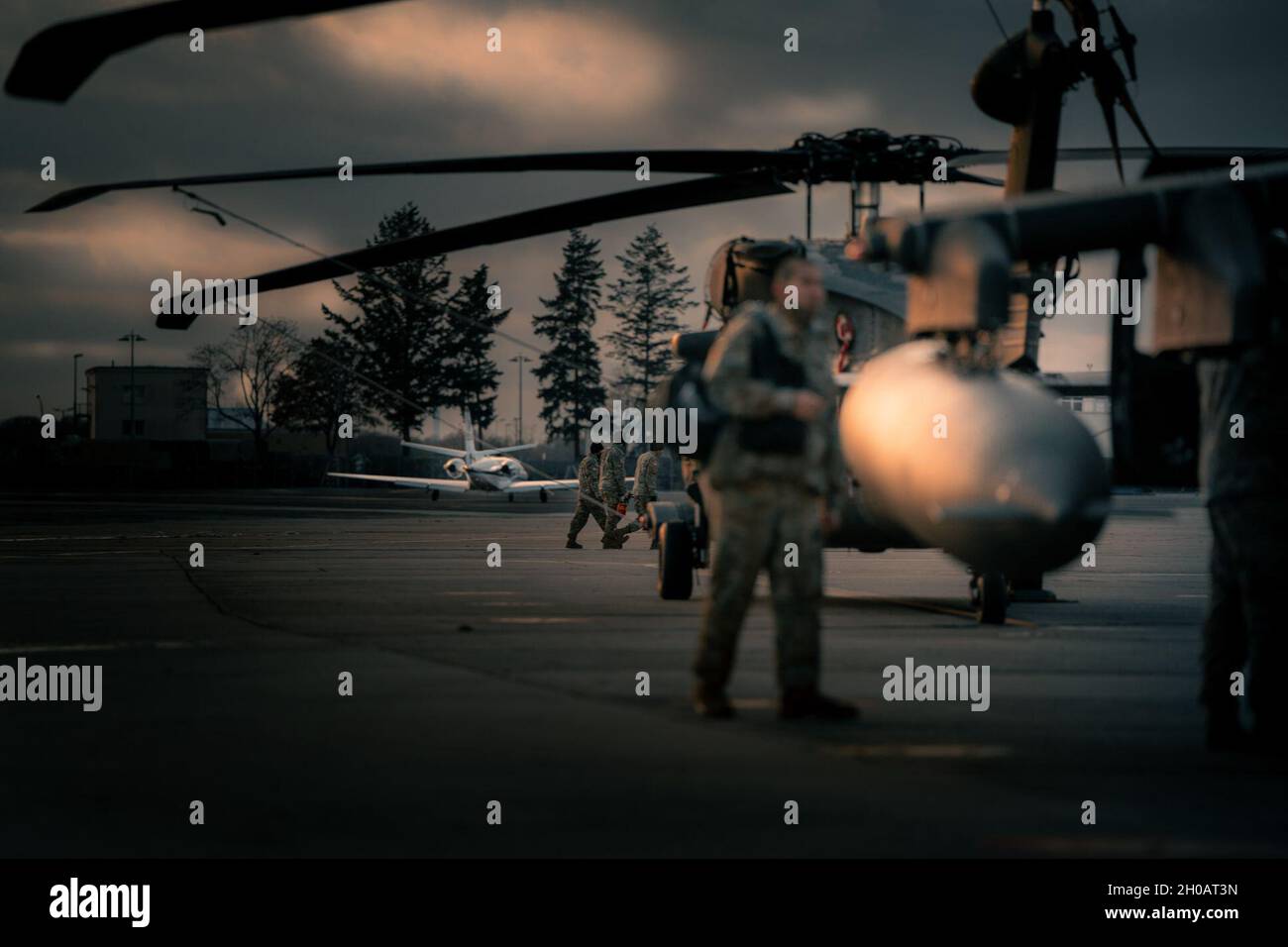 A UC-35 fixed-wing jet from the 12th Combat Aviation Brigade, Wings of ...