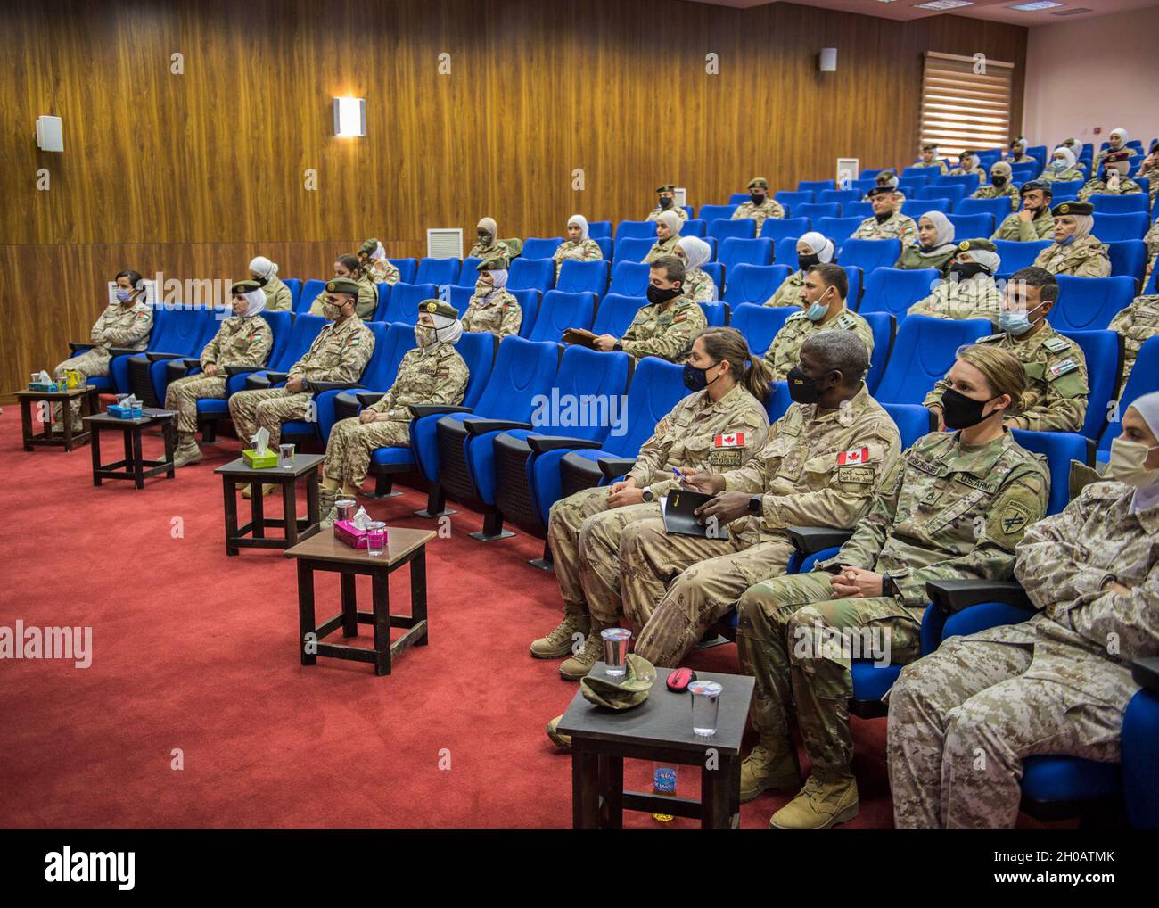 Members of the Jordanian, American and Canadian Armed Forces attended ...
