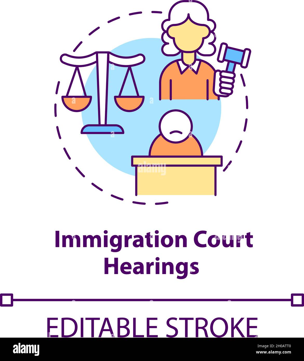 Immigration pictogram hi-res stock photography and images - Alamy