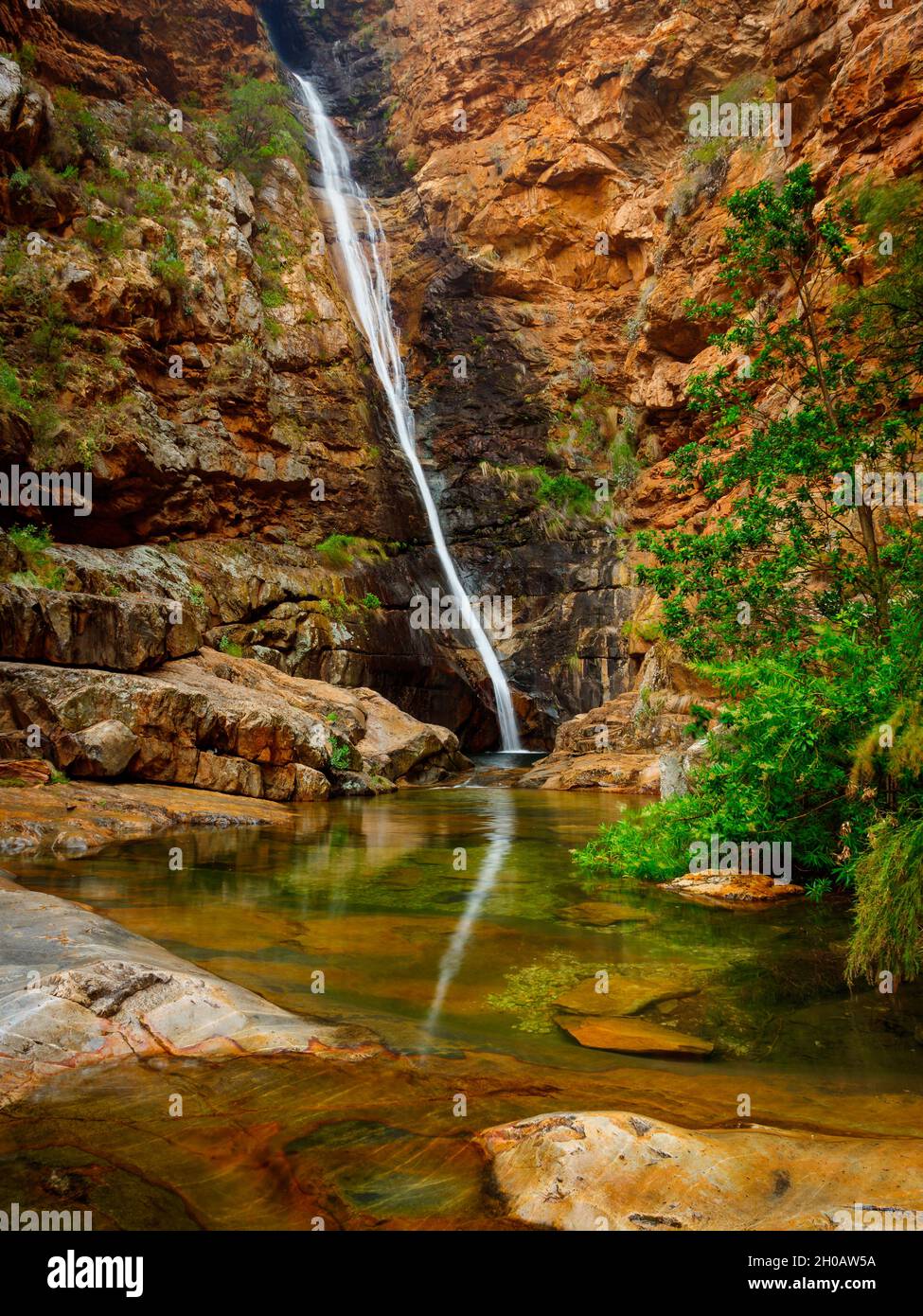 Meiringspoort Waterfall near De Rust. Western Cape. South Africa Stock ...